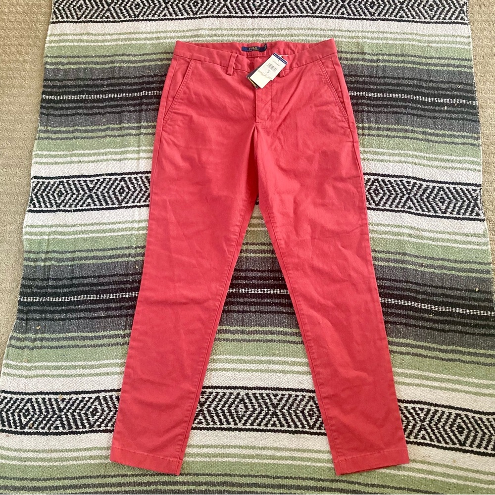 Polo By Ralph Lauren Nantucket Red Slim Straight Trou… - Gem